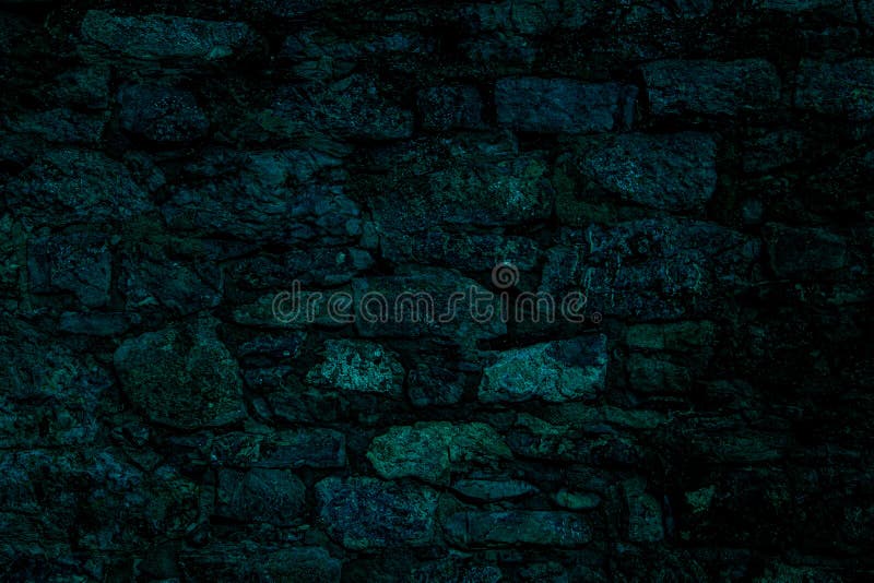 Petrol or Teal Abstract Natural Stone Wall Background Stock Photo ...