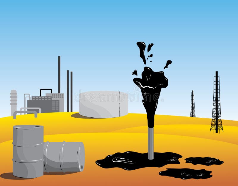 Petroleum stock illustration. Illustration of barrel, generation - 5293881