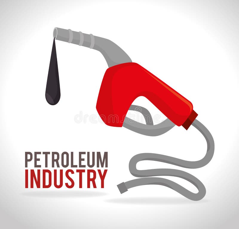 Petroleum Design, Economy and Oil Industry Concept, Vector Illustration ...