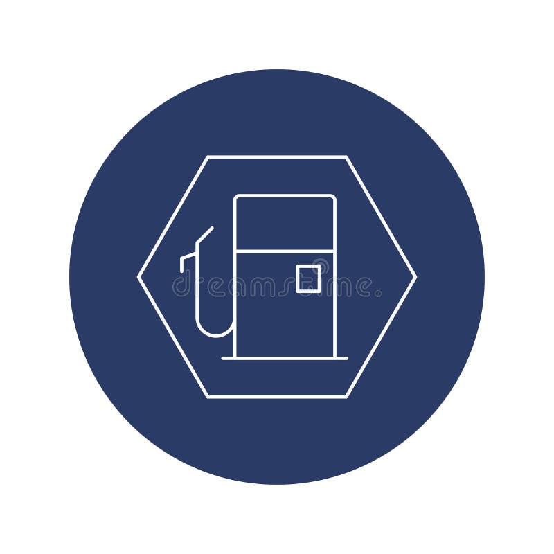 Petroleum Fuel Station Benzine Icon Stock Vector - Illustration of ...