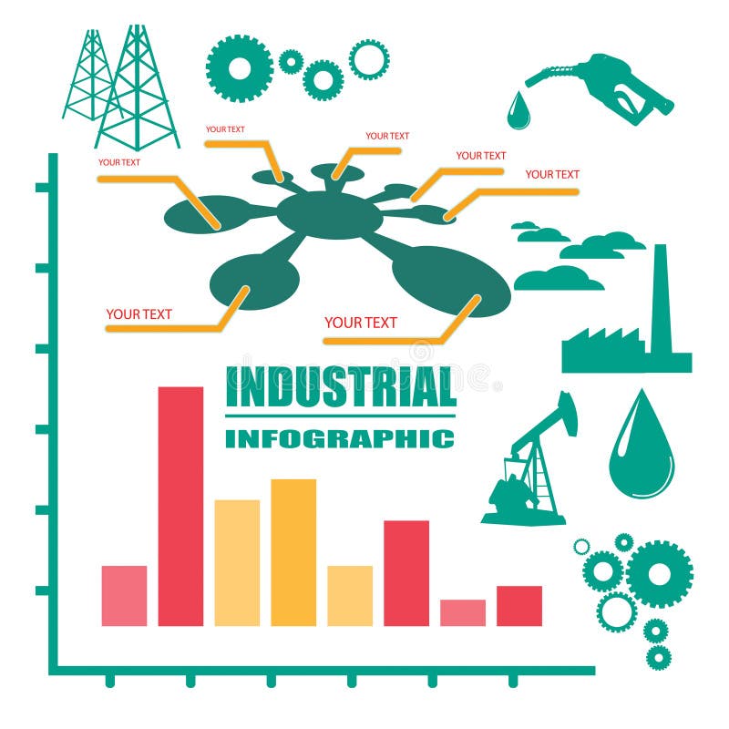 Petroleum industry stock vector. Illustration of design - 48978992