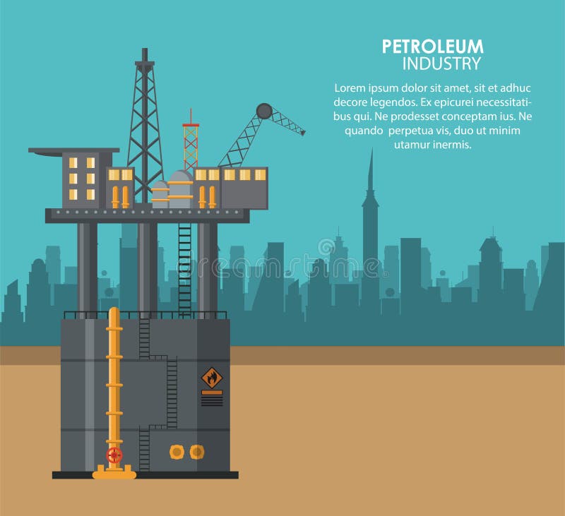 Poster for Petroleum Day (November 17) Stock Vector - Illustration of ...