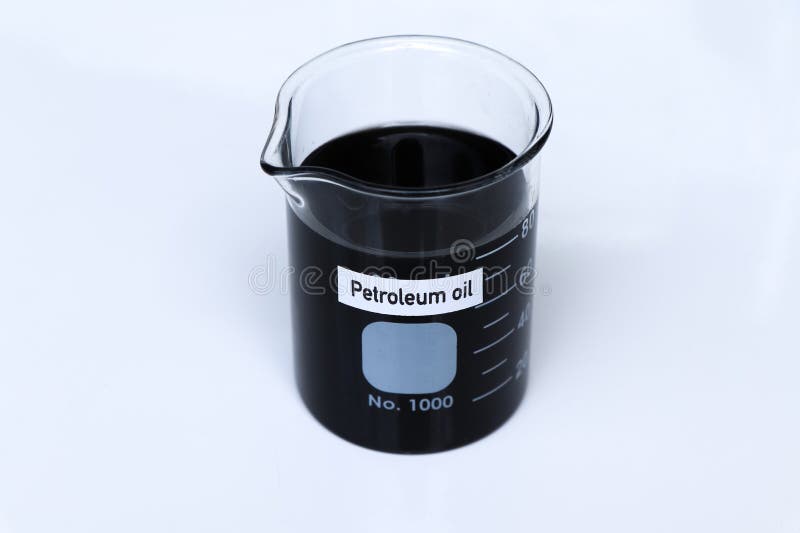 Petroleum Oil in Container, Laboratory Quality Testing Concepts Stock ...