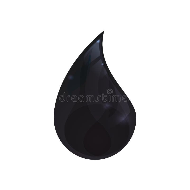 Petroleum oil drop stock illustration. Illustration of concept - 88182797