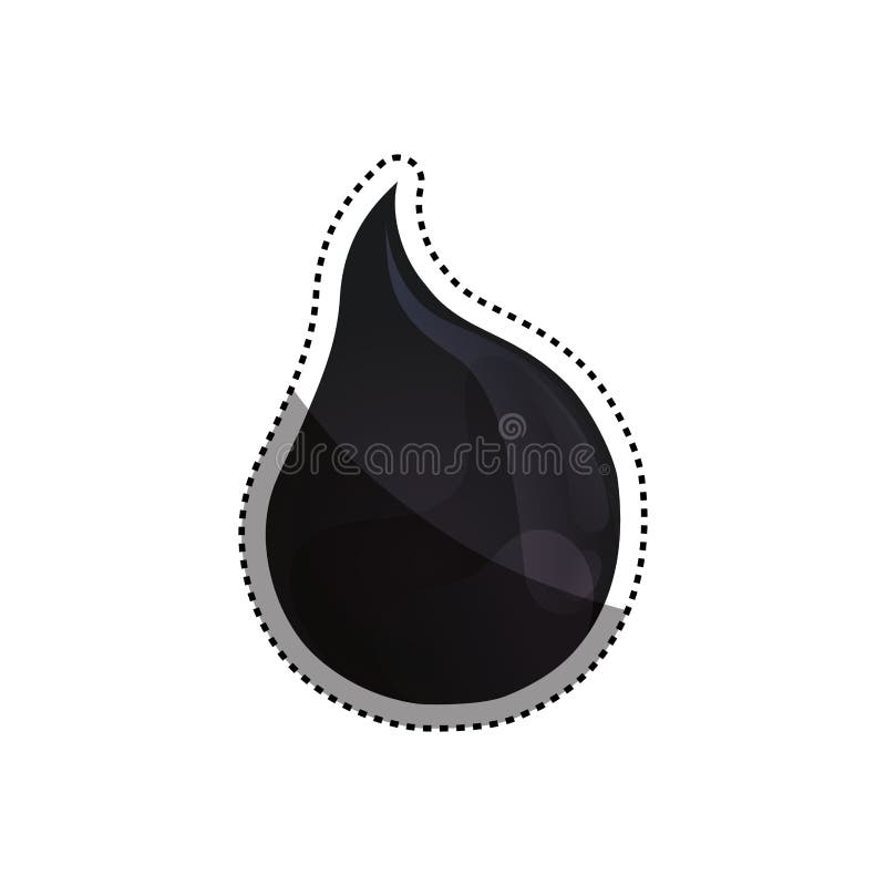 Petroleum oil drop stock illustration. Illustration of concept - 88185396