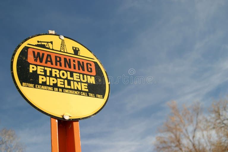 Petroleum Pipeline Warning Sign Stock Image - Image of signs ...