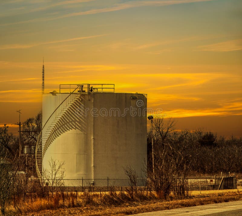 Large Oil Storage Tank Rural Area Stock Photos - Free & Royalty-Free ...