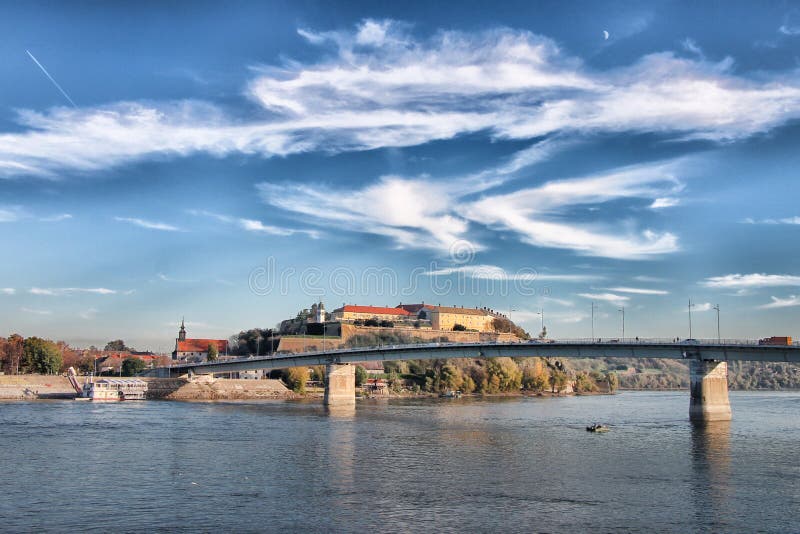 Panorama Von Petrovaradin-Festung in Novi Sad, Serbien Stockbild - Bild ...