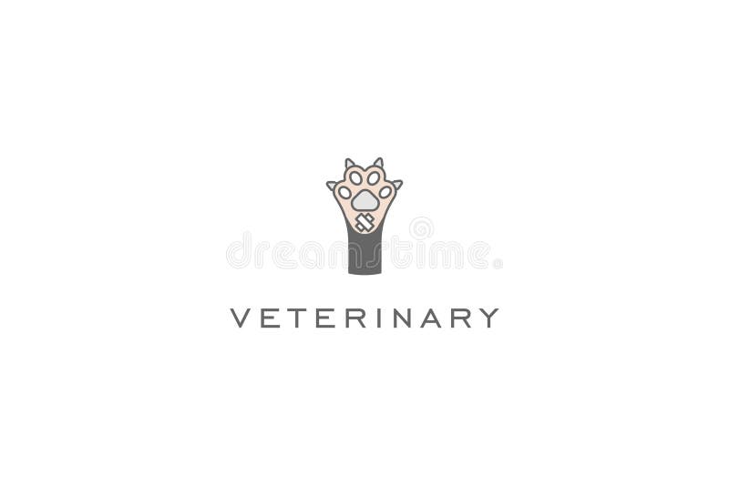 Pets care logo design stock vector. Illustration of resized - 342722045
