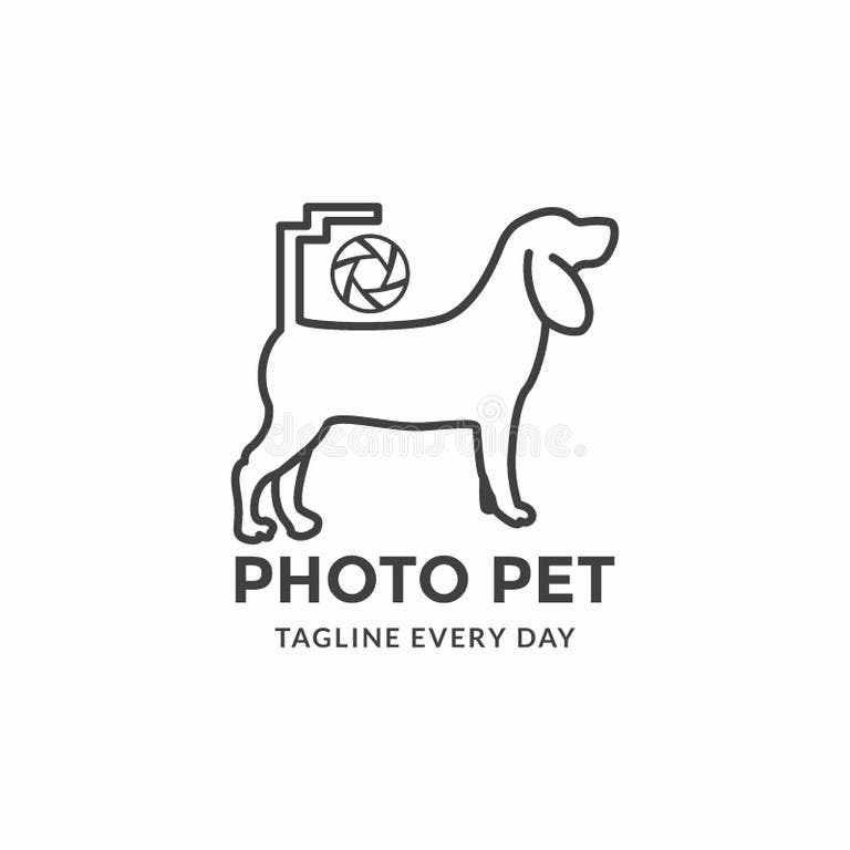 Pets Photography Logo Design - Vector Stock Vector - Illustration of ...