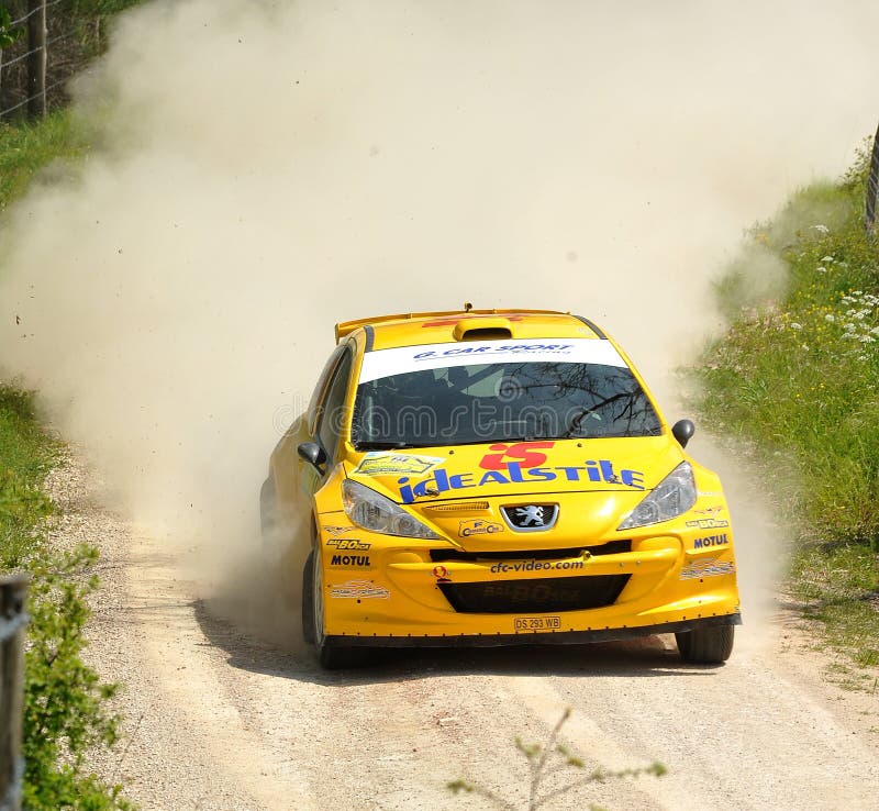 Peugeot 206 WRC rally car editorial photography. Image of race - 22055862