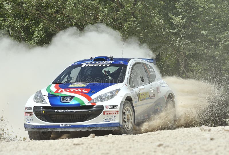 Peugeot 207 rally car editorial image. Image of power - 25624805