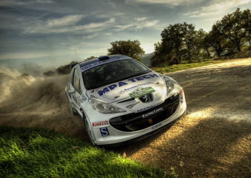 Peugeot 207 rally car editorial image. Image of power - 25624805