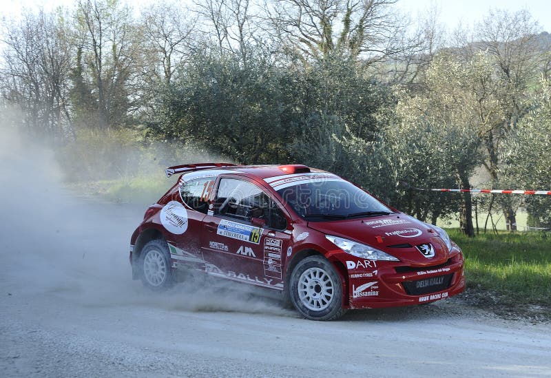Peugeot 207 Super 2000 Rally Editorial Stock Photo - Image of italy ...