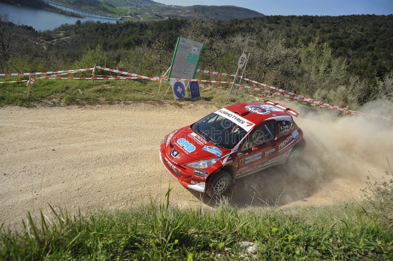 Peugeot 207 Super 2000 Rally Editorial Stock Image - Image of auto ...