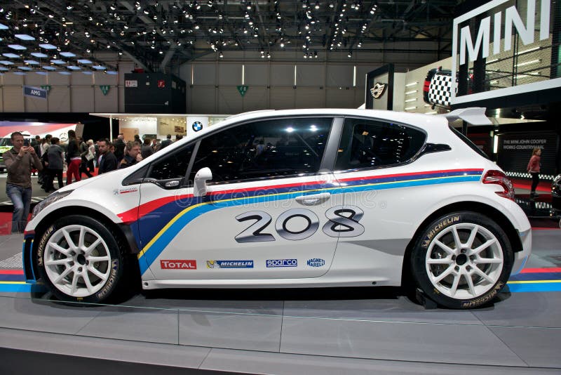 Peugeot 208 T16 editorial photography. Image of swiss - 29675952