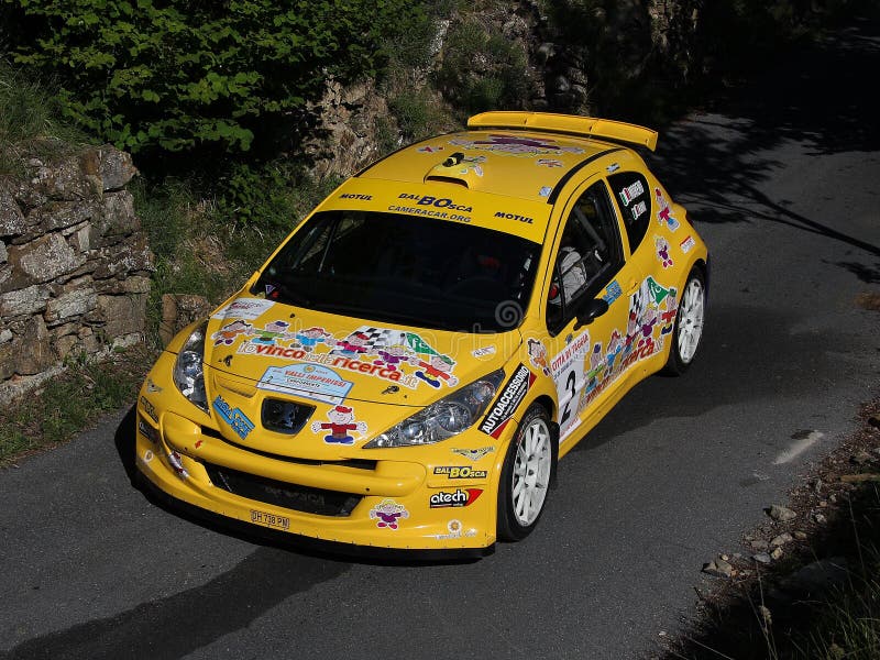 Peugeot 207 Super 2000 Rally Car Editorial Stock Photo - Image of ...
