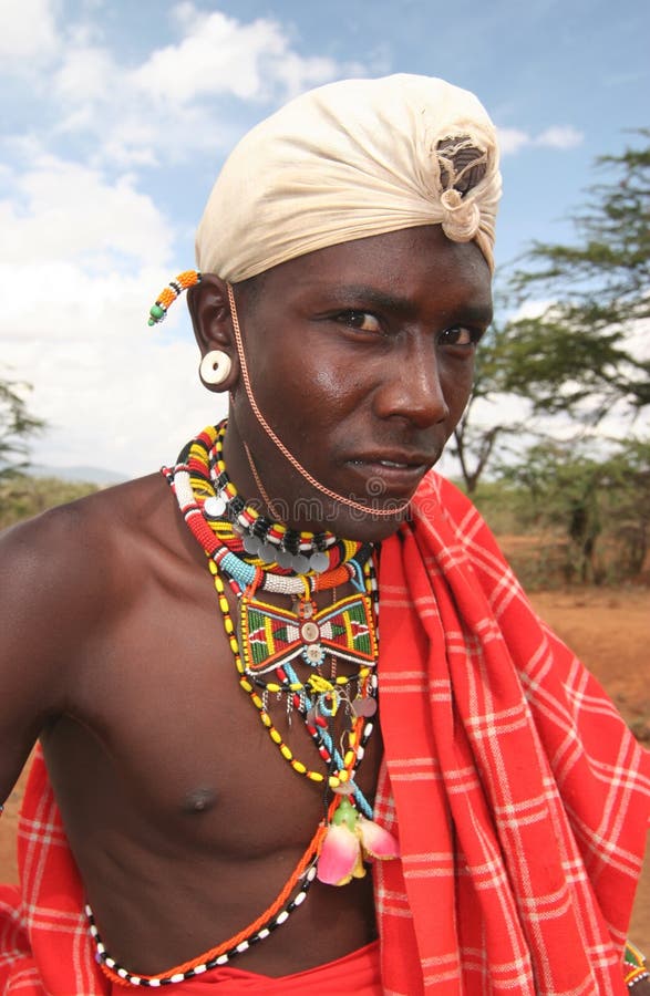 Peuple de l'Afrique image éditorial. Image du désert, caractère - 5546780