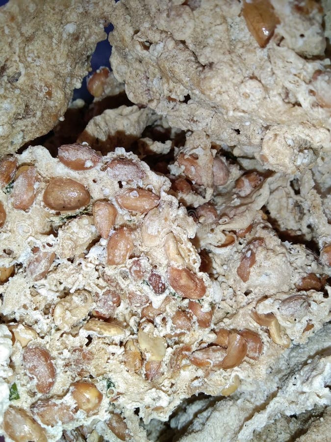 Peyek is a Typical Indonesian Snack from East Java with Peanut ...