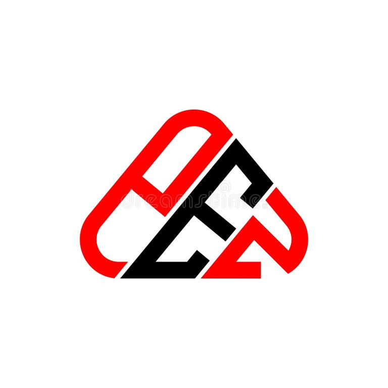 PEZ Letter Logo Creative Design with Vector Graphic, PEZ Stock Vector ...