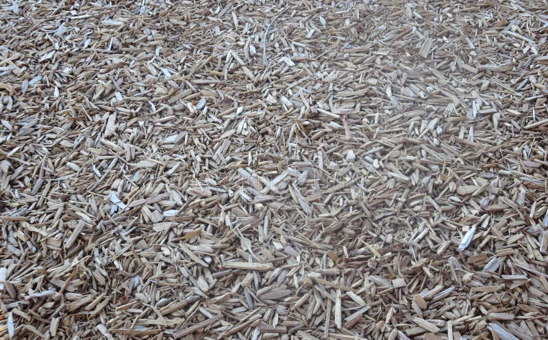 Pezzi Di Legno Usati Per Il Pacciame Del Giardino Immagine Stock ...