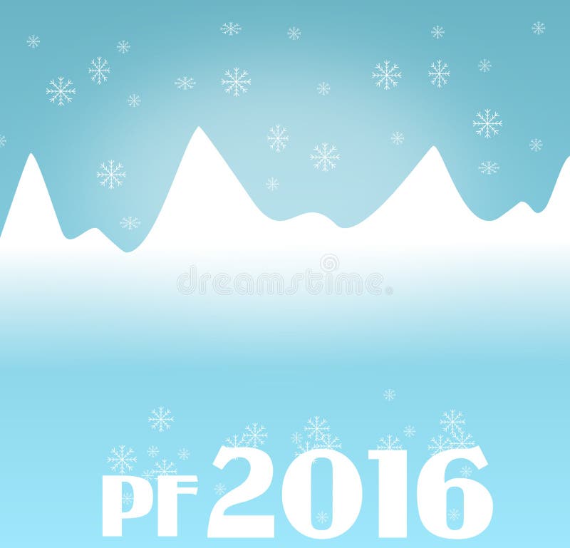 Pf 2016 stock illustration. Illustration of snow, cartoon - 57950163