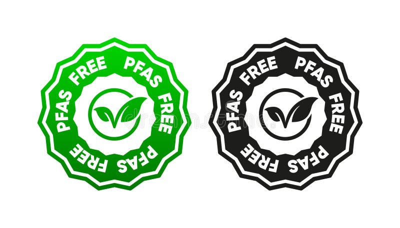 Pfas Free Sign. No Pfas. Badge Icon. Vector Illustration. Stock ...