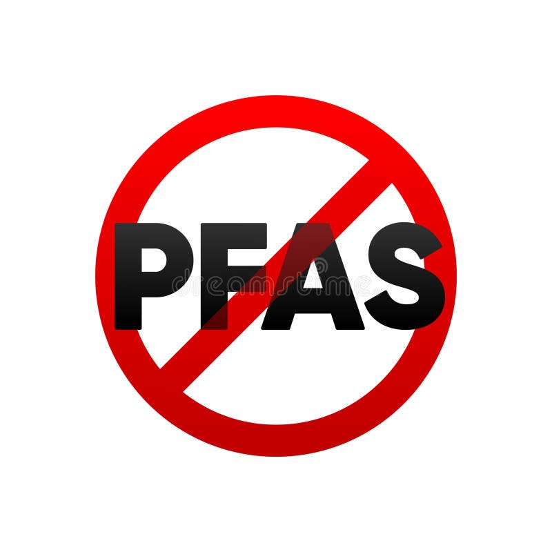 Pfas Free Sign. No Pfas. Badge Icon. Vector Illustration. Stock Vector ...