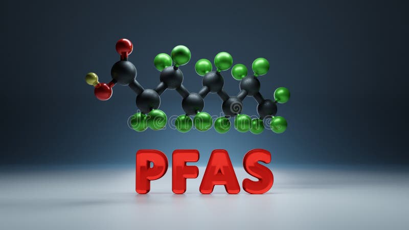 PFAS - Per- and Poly-fluoroalkyl Substances - 3D Molecule Conformer ...