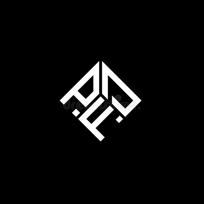 PFD Letter Logo Design on Black Background. PFD Creative Initials ...