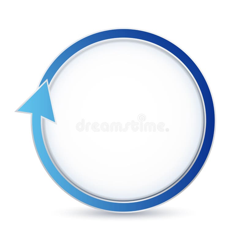 Pfeilkreise vektor abbildung. Illustration von ikone - 36315443