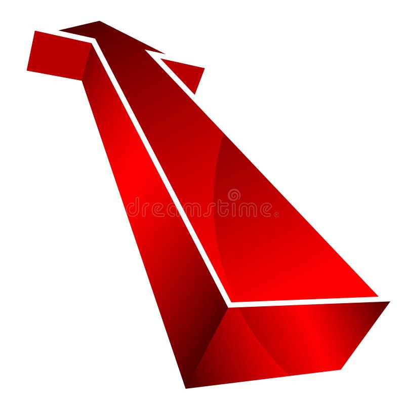 Pfeil 3d vektor abbildung. Illustration von umgebung - 16455025