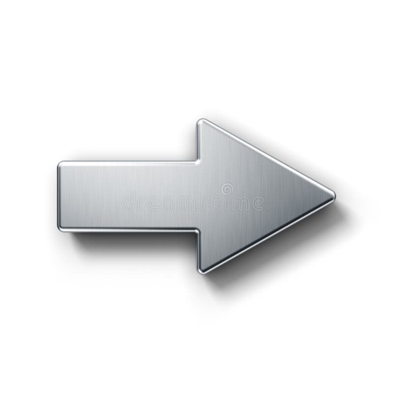 Pfeil, Der Nach Rechts Zeigt Stock Abbildung - Illustration von ...