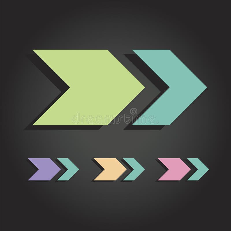 Pfeil-Vektor vektor abbildung. Illustration von gelb - 35139656