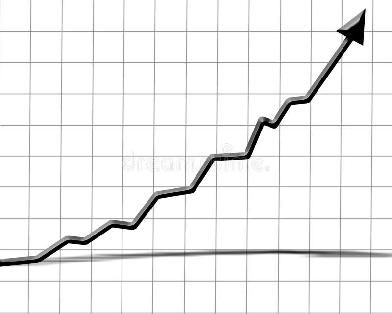 Pfeildiagramm stock abbildung. Illustration von erfolg - 3093877