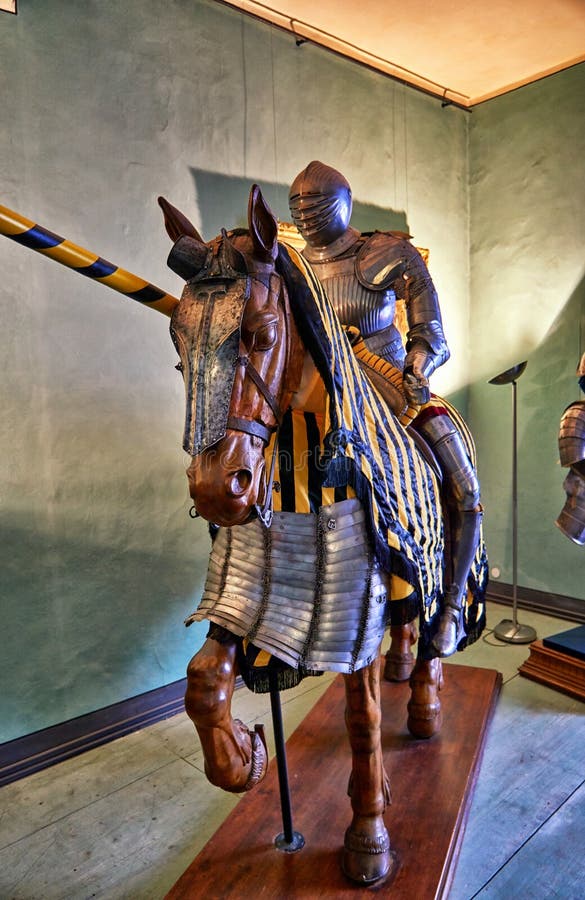 Pferd Mit Ritter in Wernigerode Schloss. Deutschland Redaktionelles ...