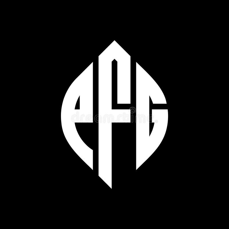 PFG Circle Letter Logo Design with Circle and Ellipse Shape. PFG ...