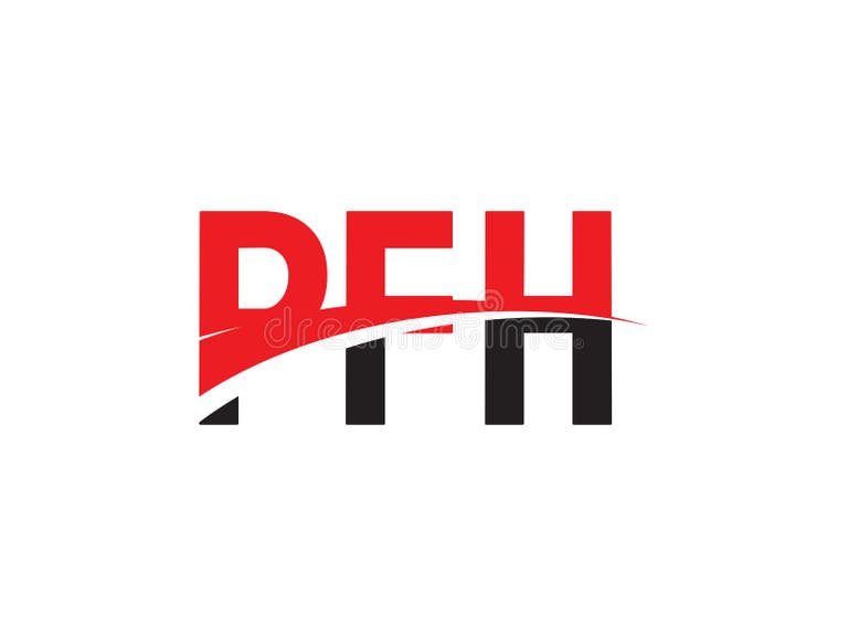 PFH Letter Initial Logo Design Vector Illustration Stock Vector ...