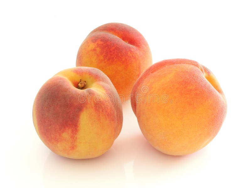 Pfirsich stockbild. Bild von gesund, frisch, geschmackvoll - 10728759