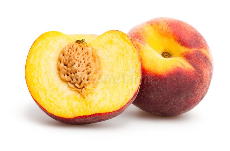 Geschnittene Pfirsiche stockbild. Bild von pfirsiche - 19577155