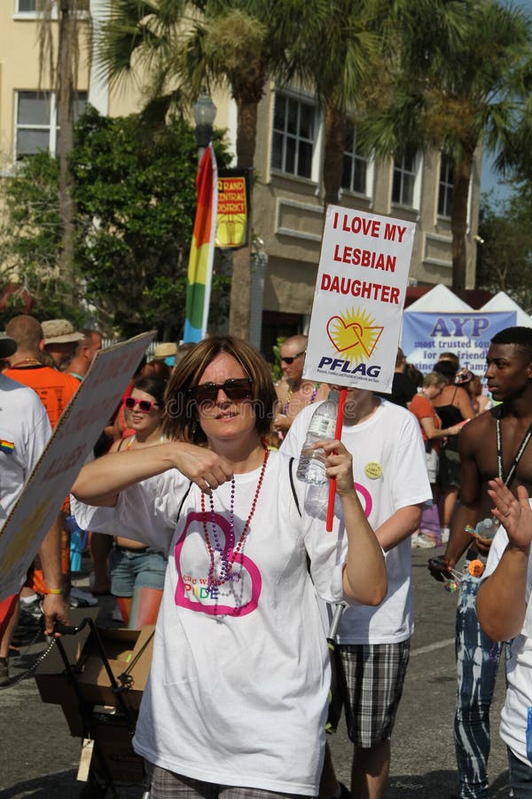 PFLAG at the 10th Annual St. Pete Pride Parade Editorial Stock Image ...