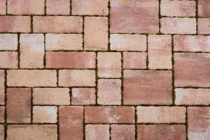 Pflastersteine Des Roten Backsteins Stockfoto - Bild von quadrat ...