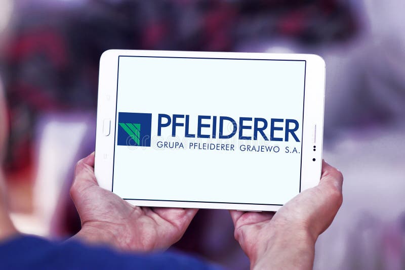 Pfleiderer company logo editorial stock image. Image of based - 120170494