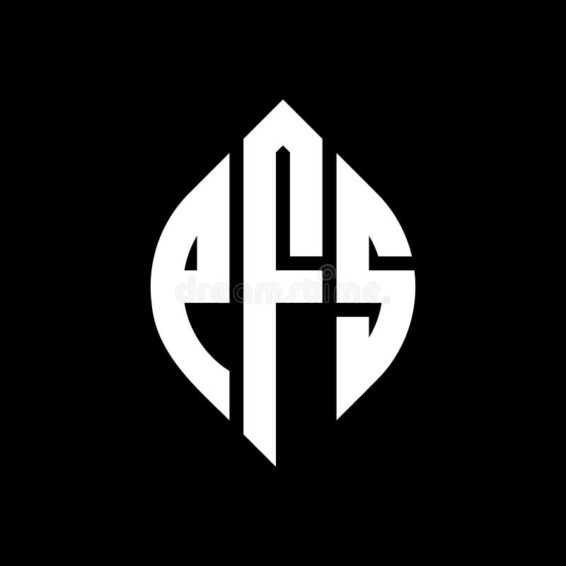 PFS Circle Letter Logo Design with Circle and Ellipse Shape. PFS ...
