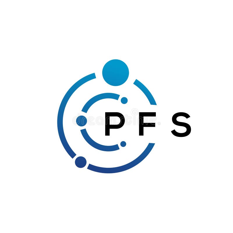 PFS Letter Technology Logo Design on White Background. PFS Creative ...