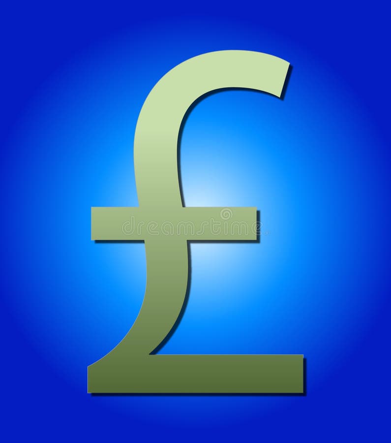 Pfund-Zeichen 2 stock abbildung. Illustration von begrifflich - 668723