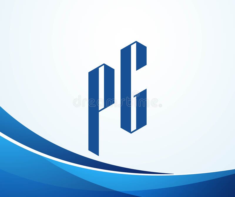 PG Alphabet Letter Logo Design Template Elements Stock Vector ...