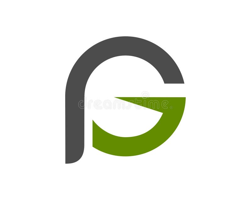 Pg gp 2 logo icon template stock vector. Illustration of brand - 302256607