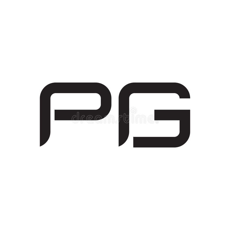 Pg Initial Letter Vector Logo Icon Stock Vector - Illustration of ...
