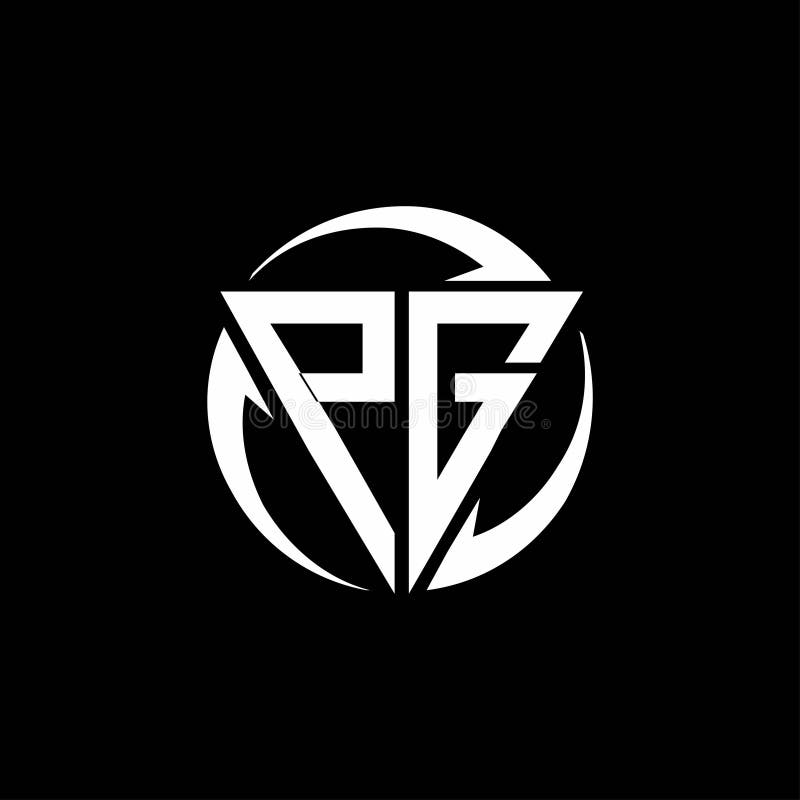 PG Logo Monogram Design Template Stock Vector - Illustration of graphic ...